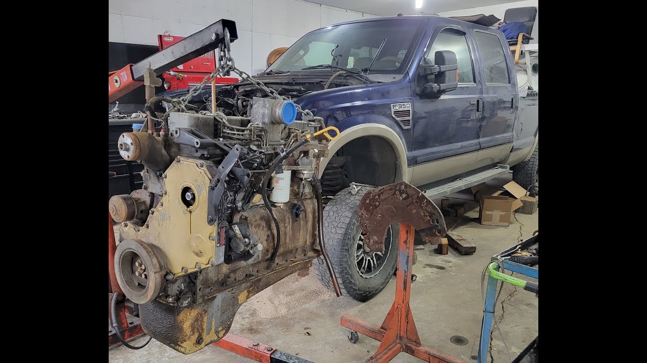 400HP 12v Cummins diesel engine swap! walkaround and drive - YouTube