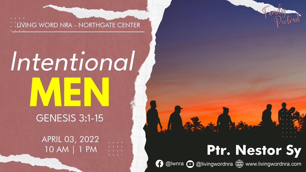 Intentional Men | Ptr. Nic Sy - YouTube