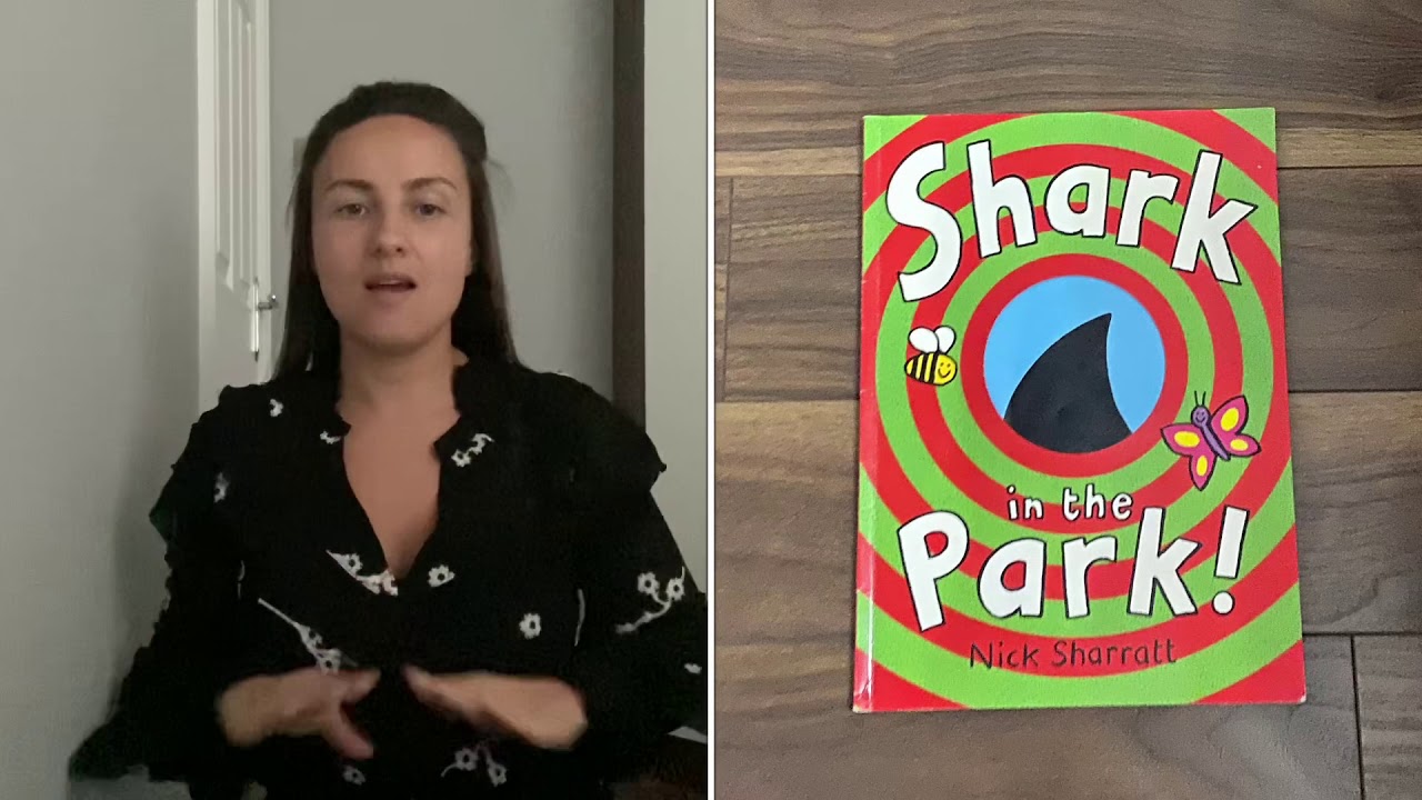 Shark in the Park ~story ~SIGNALONG ~BSL~sign language ~reading ~ books ...