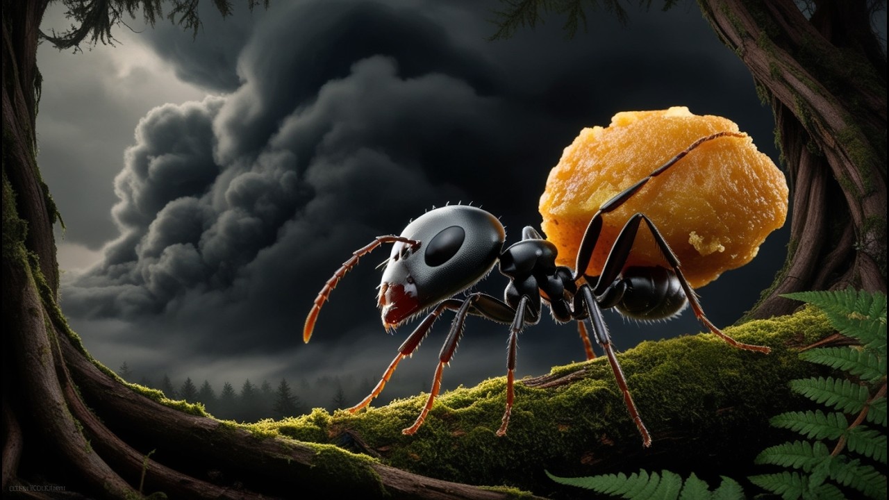 Bravery of a Small Ant - YouTube