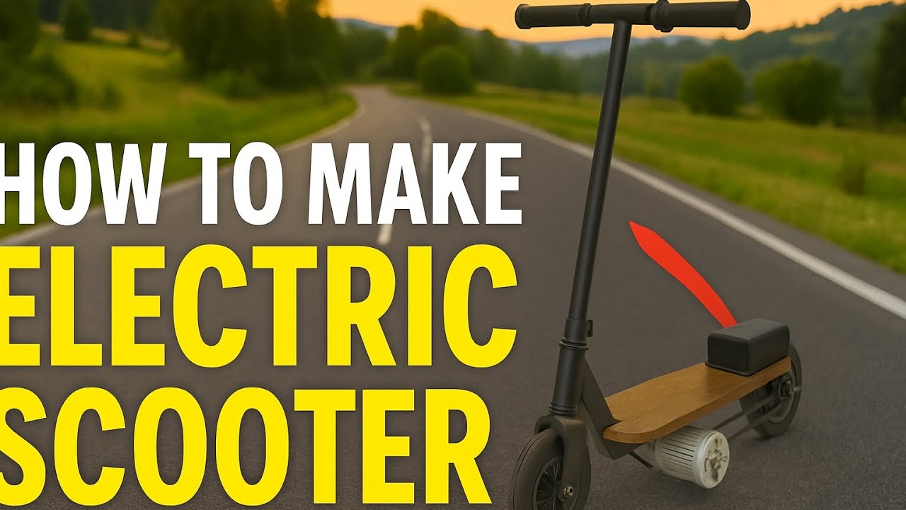 How to Make an Electric Scooter at Home | Super Fast & Easy DIY! |घर पर ...
