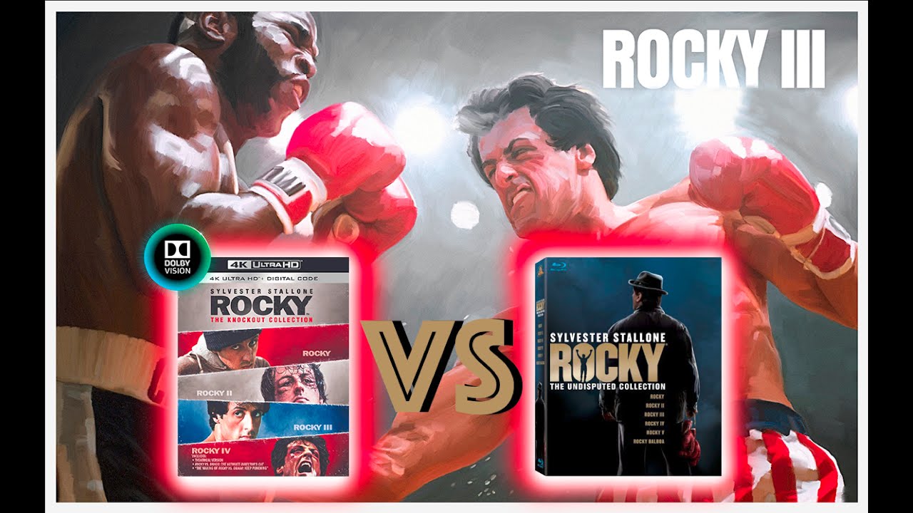 Comparison of Rocky III 4K (4K DI) Dolby Vision vs 2009 Edition - YouTube