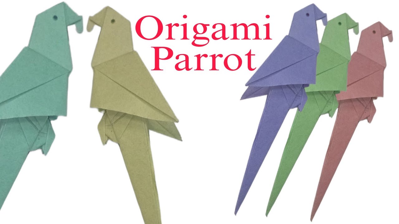 Origami Paper Parrot | how to make paper bird - YouTube