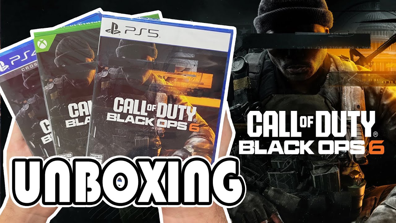 Call of Duty Black Ops 6 (PS4/PS5/Xbox One/XSX) Unboxing - YouTube