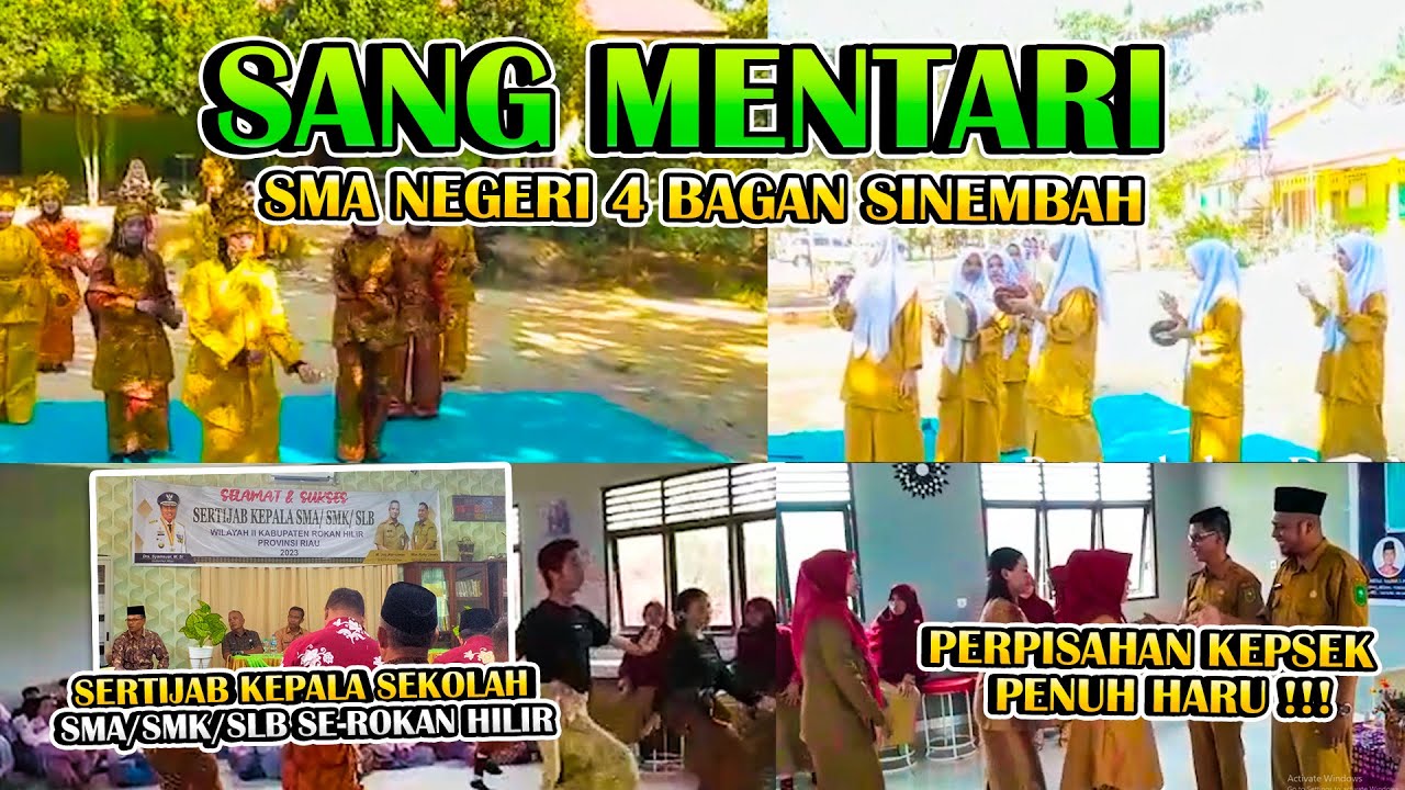 Sang Mentari SMA Negeri 4 Bagan Sinembah || Perpisahan Kepala Sekolah ...