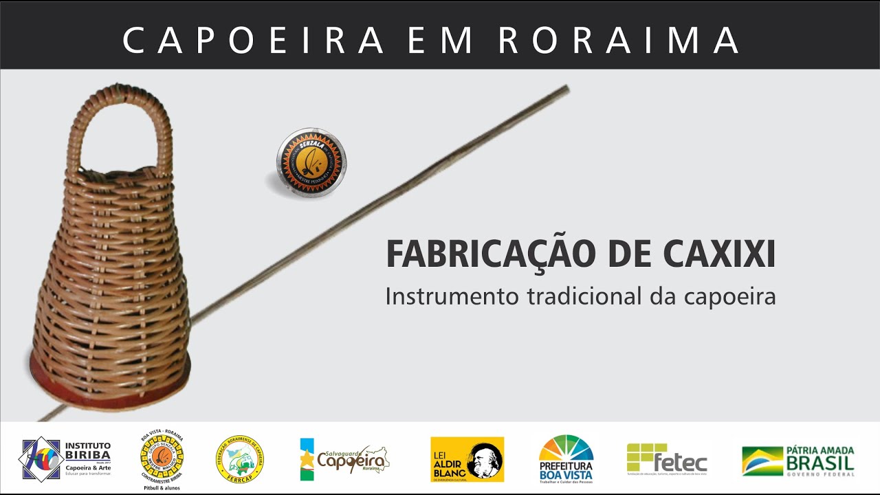 Oficina: Fabricação de Caxixi. Instrumento tradicional da capoeira ...