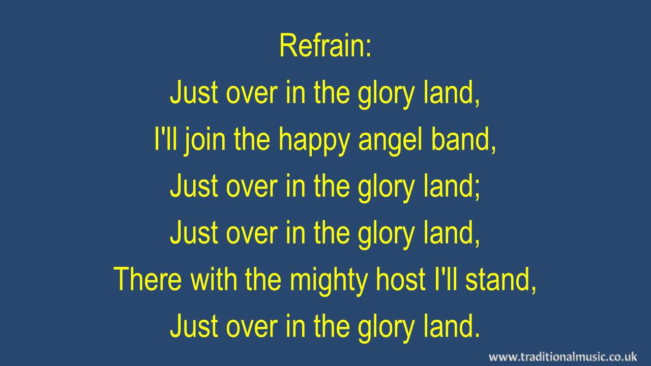 Just Over In The Glory Land - Hymn Lyrics & Music - YouTube