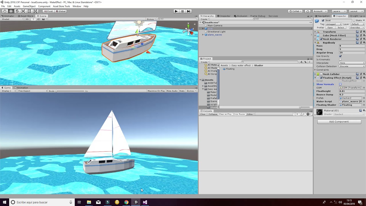 Easy Floating Effect V2.0 unity - YouTube