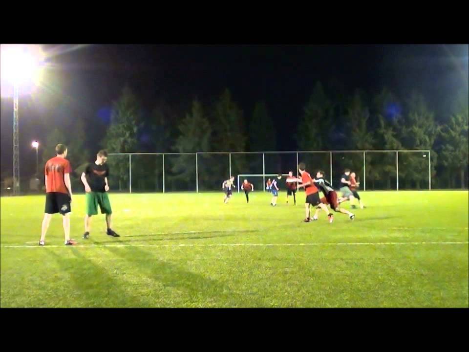 Frisbee vertical T stack - YouTube