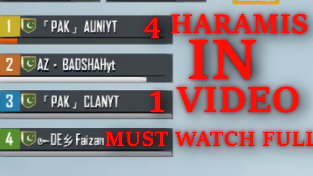 4 HARAMIS IN 1 VIDEO | old memories HIGHLIGHT - YouTube