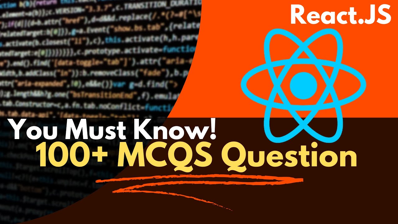 100+ React.js MCQs Every Developer Must Know | Complete Interview ...