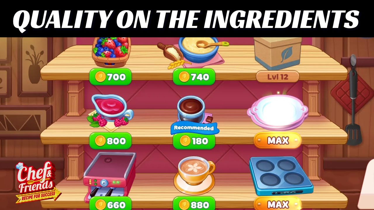 Chef & Friends: Cooking Game | QUALITY ON THE INGREDIENTS (Android, iOS ...