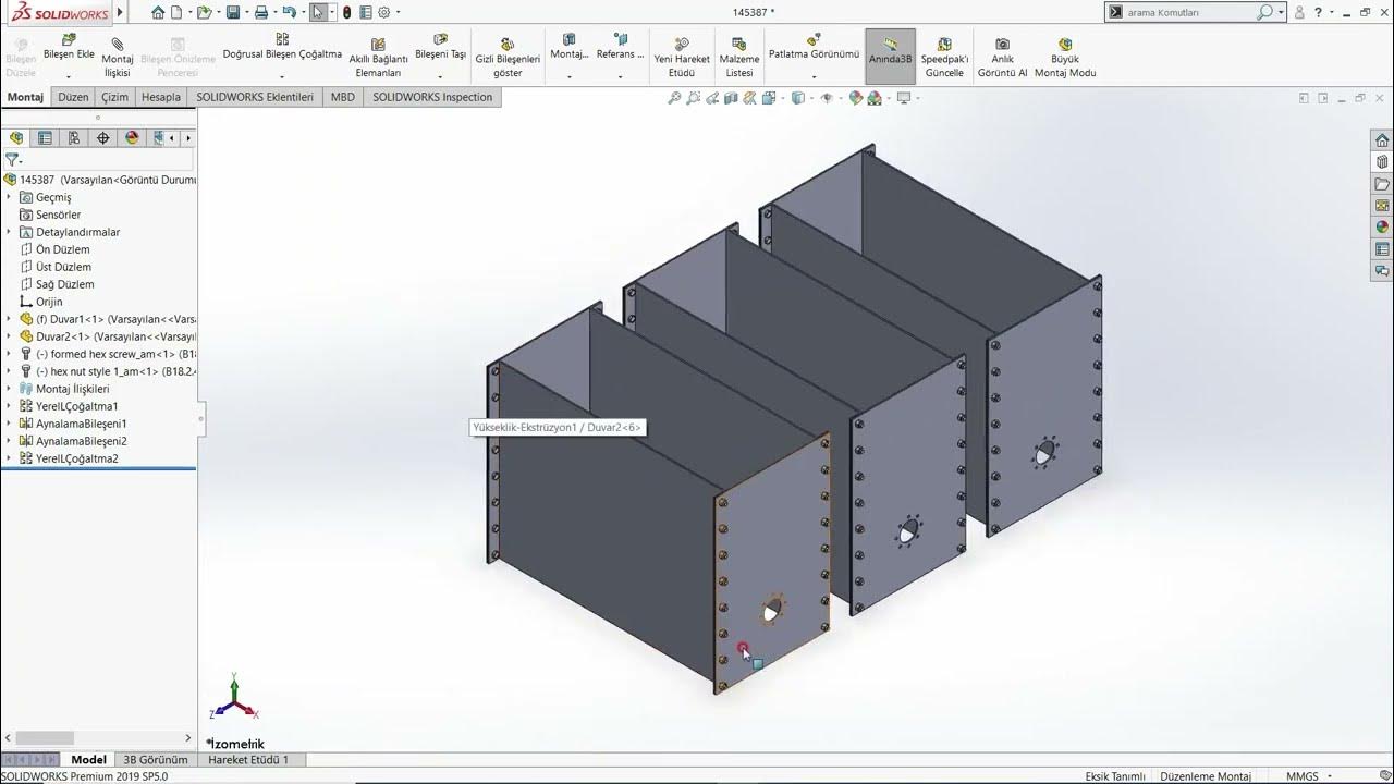 Solidworks Montajda Yeni Parça Oluşturma - YouTube Solidworks Montajda Yeni Parça Oluşturma - YouTube