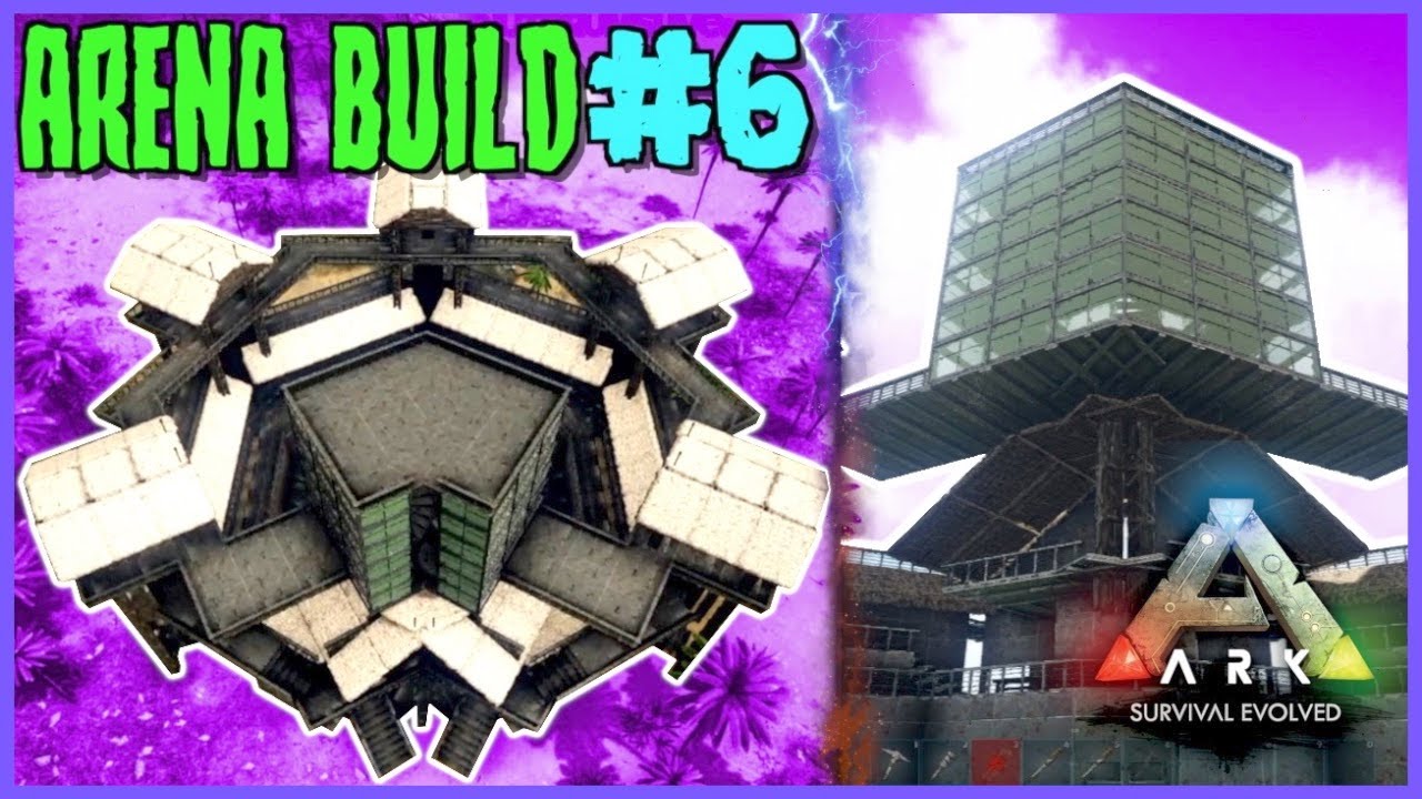 Ark Builds | Arena: Skybox Tower | Ark: Survival Evolved (Part 6) - YouTube