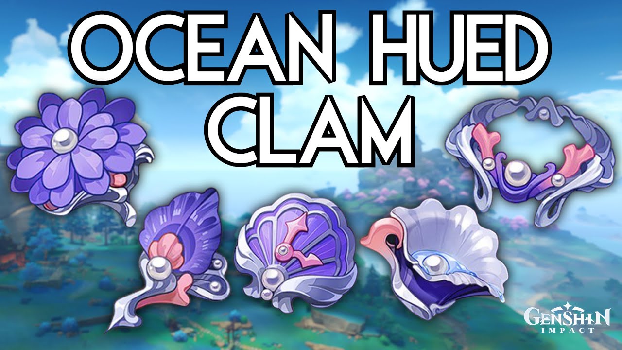 Farm Ocean-Hued Clam Artifacts | Genshin Impact - YouTube