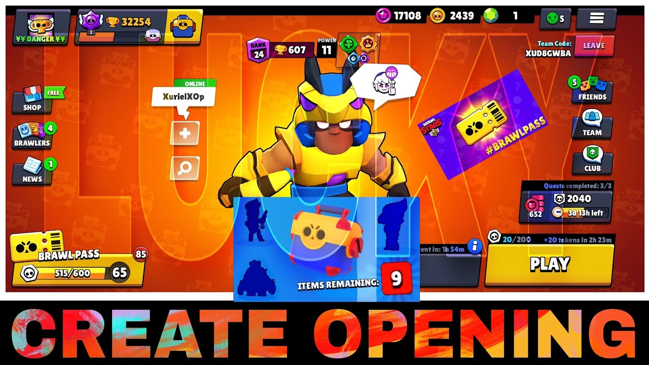 Free Brawl Pass Crate opening ll #brawlstars #Witcher - YouTube