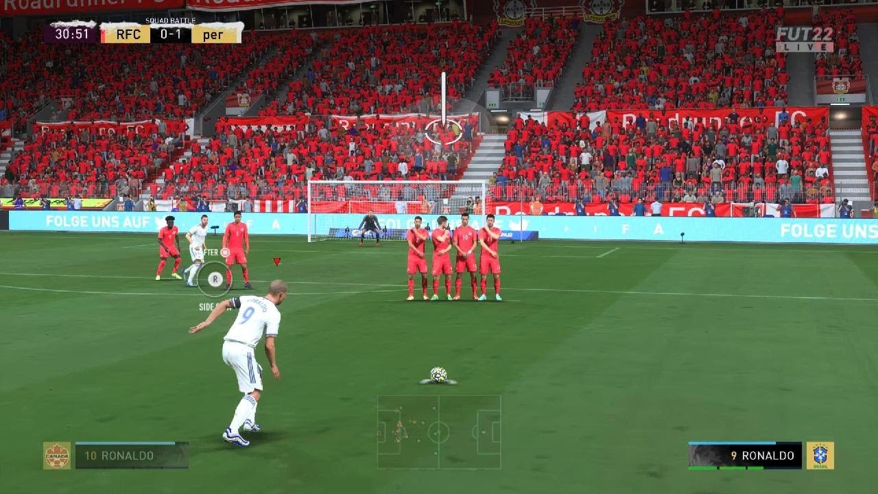 FIFA 22_Free kick R9 - YouTube