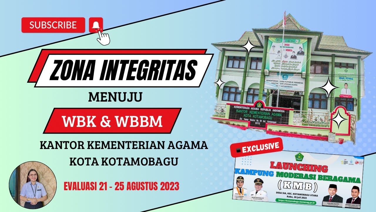 Evaluasi 21 s.d 25 Agustus 2023 pembangunan Zona Integritas menuju WBK ...