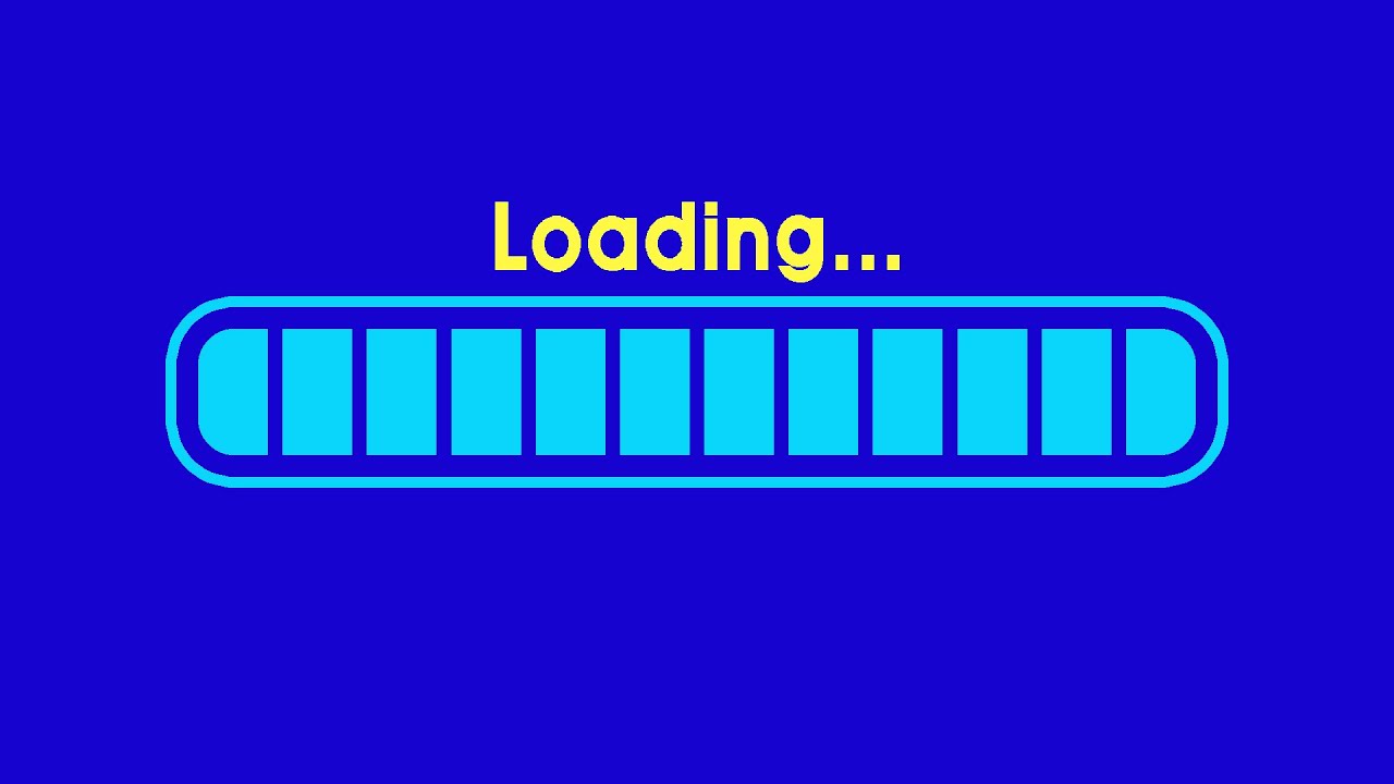 ONLY SUB CAN USE FREE)loading bar green/blue screen effect(charging ...