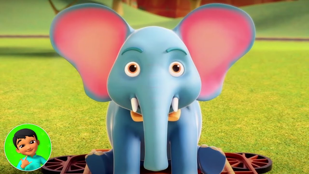 Ek Mota Hathi Song 🐘 | एक मोटा हाथी | Hindi Nursery Rhymes | Big Fat ...