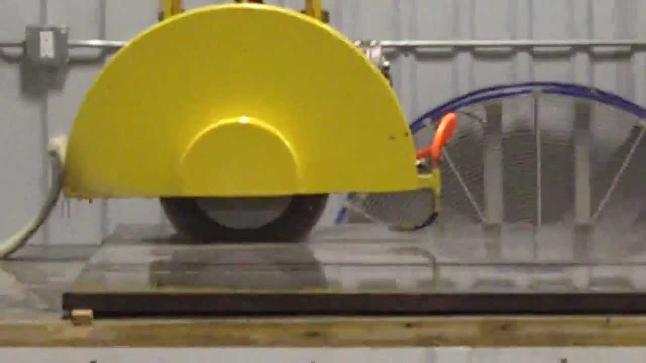 Matrix Machine Techs Triton Bridge Saw - YouTube
