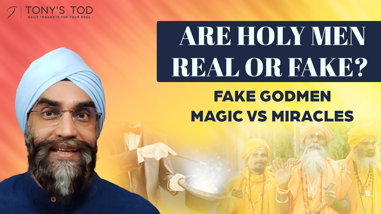 Are holy men real or fake? | Fake Godmen | Magic vs Miracles | #tony ...