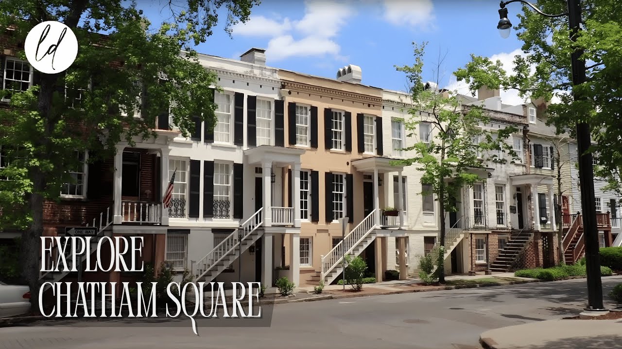 Tour of Savannahs Historic Squares - Chatham Square - YouTube
