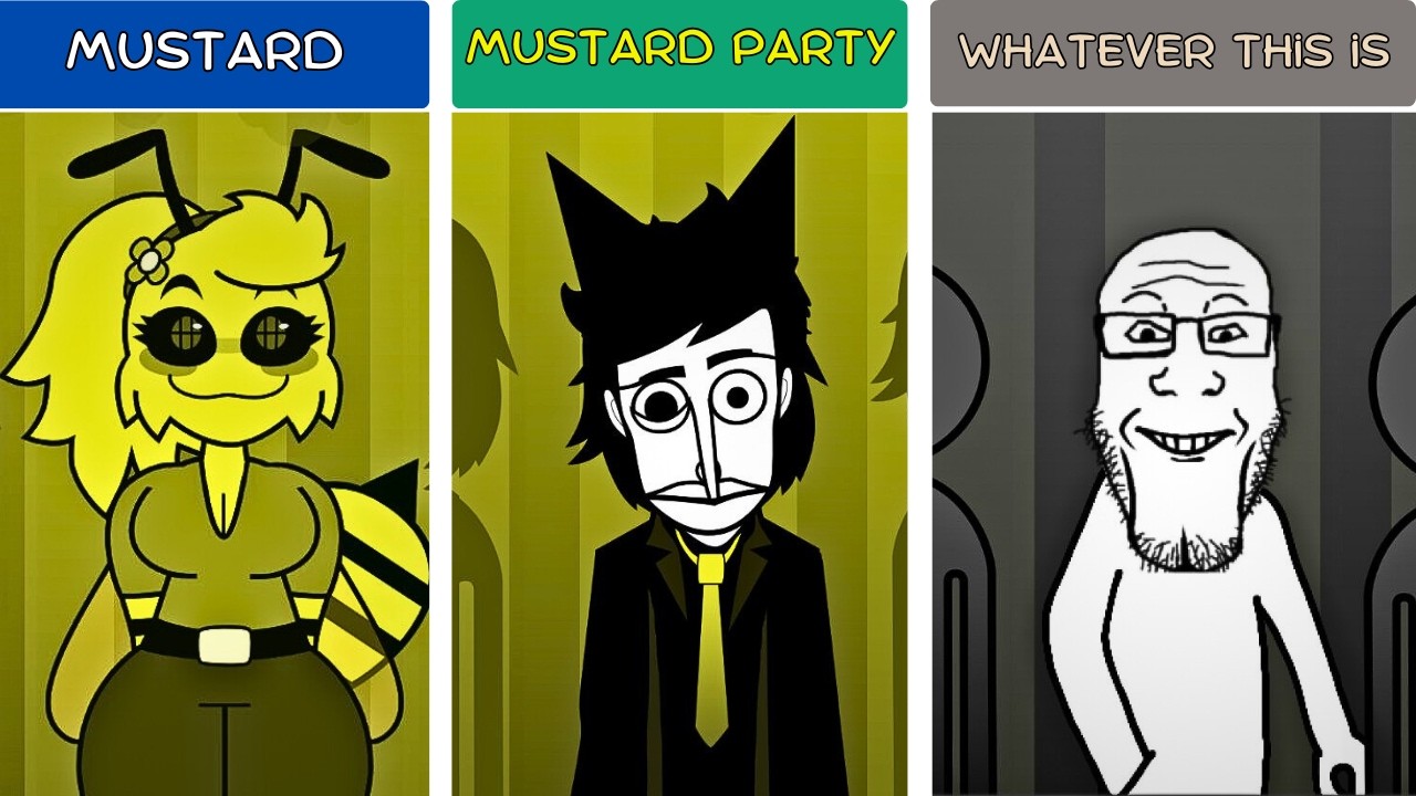 Colorbox Mustard VS Incredibox Mustard Party VS Colorbox Whatever This ...