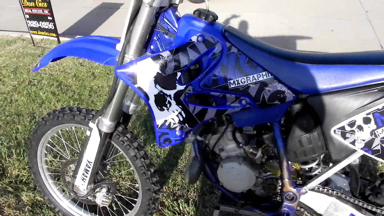 02 YZ 125 with MXGraphix Logo Kit (For Sale) - YouTube