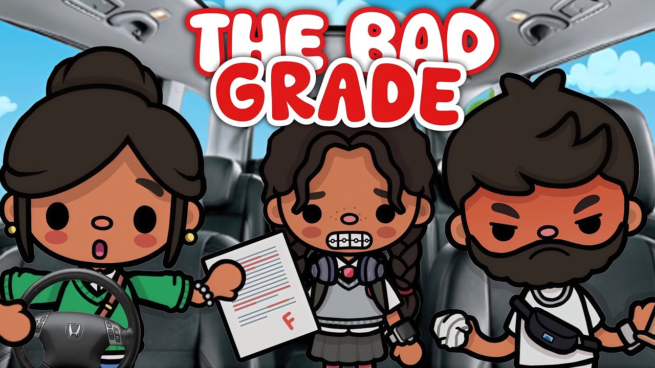 😦 THE BAD GRADE 📝 || Toca boca life world ROLEPLAY *with voice* 🗣️ ...