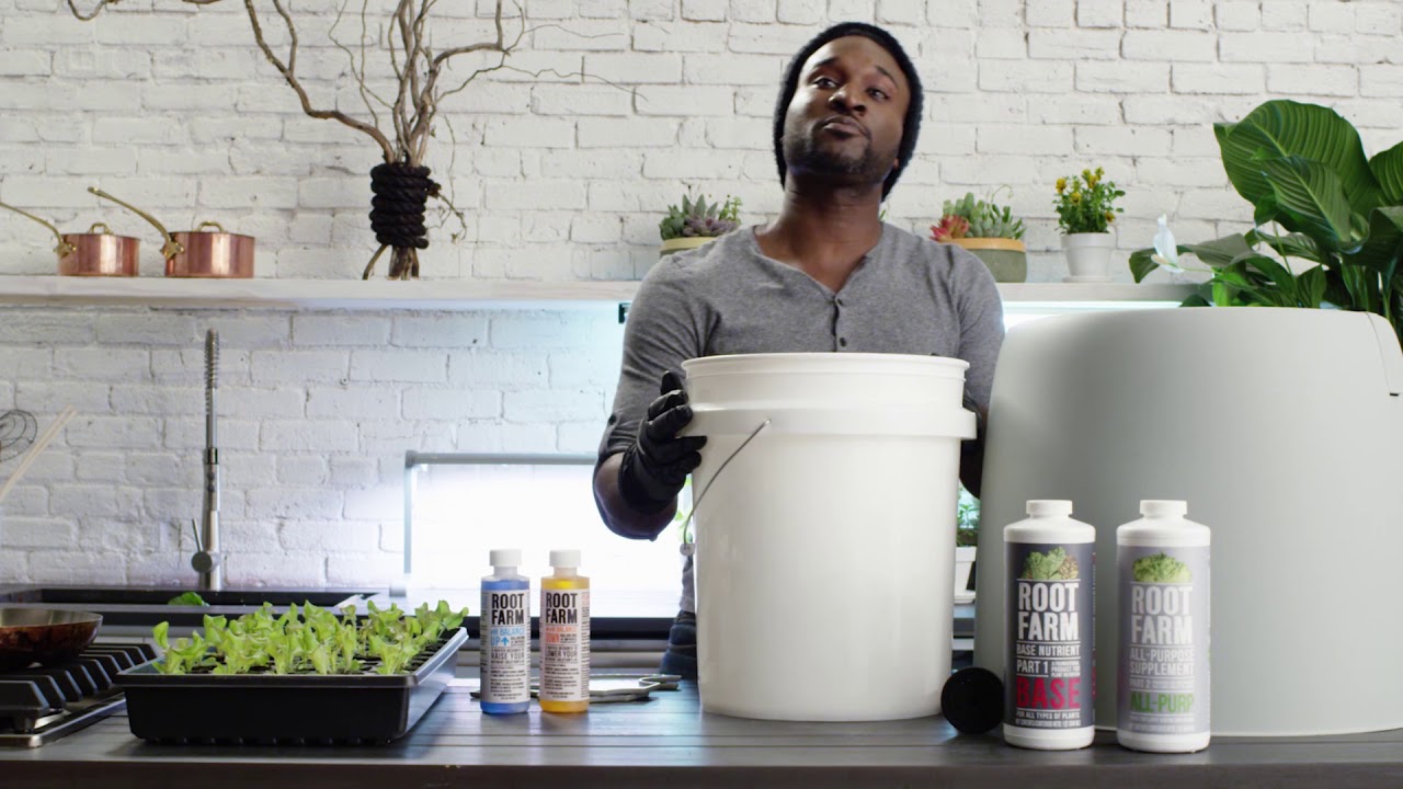 Root Farm - Grow Hydro - Hydro Garden System Maintenance - YouTube
