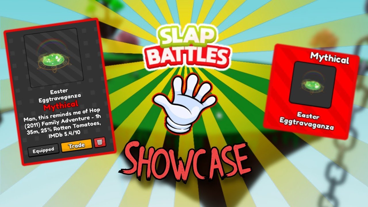 Showcasing The Easter Eggstravaganza Slap Effect In Slap Battles! - YouTube