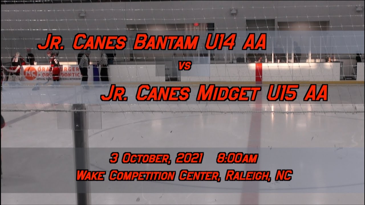 2021-10-03: Carolina Jr Hurricanes 2-4 Jr Canes U15AA - YouTube