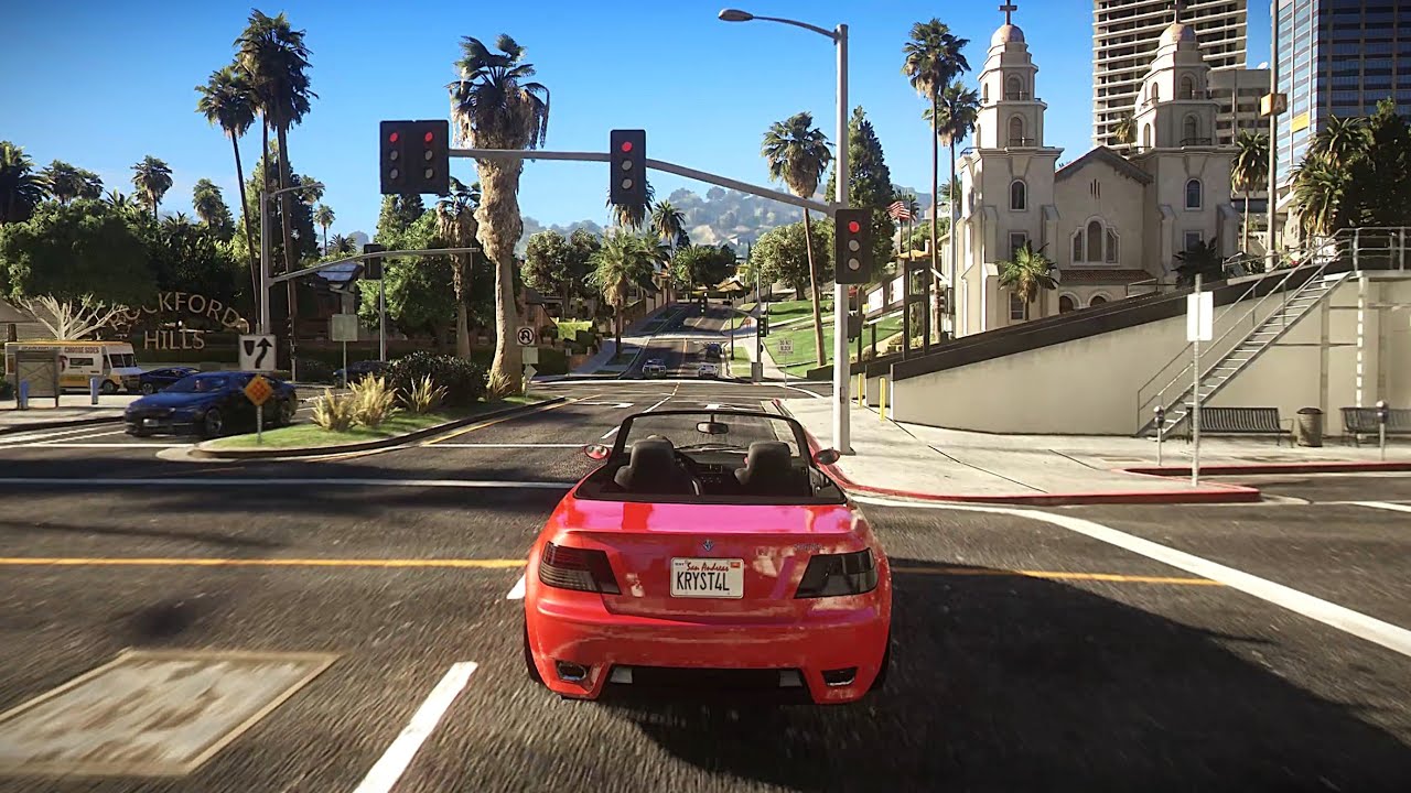 GTA 5 NaturalVision Enhanced + LWE Ultra Ray Tracing | Father/Son - YouTube