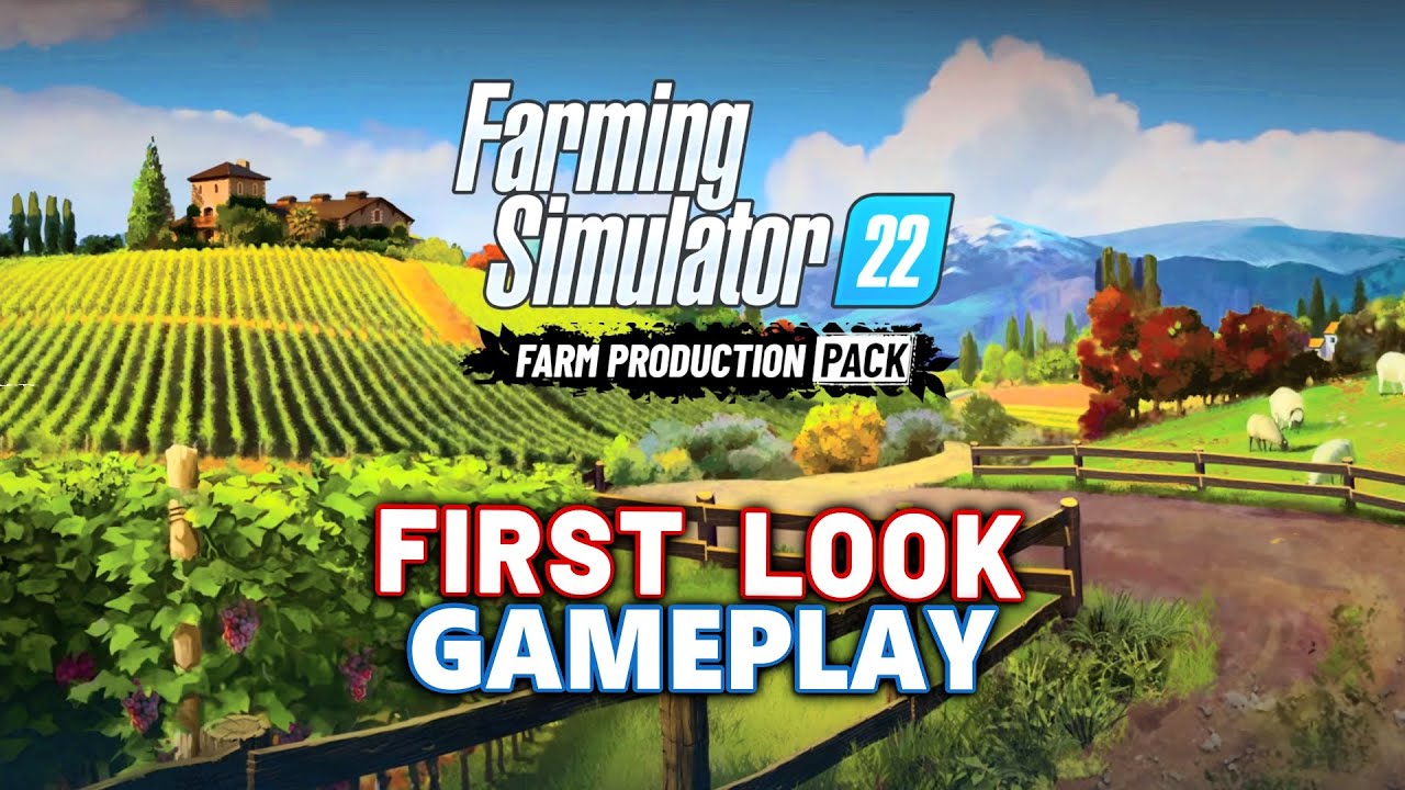 Farming Simulator 22 - Farm Production Pack | First Look Gameplay ...