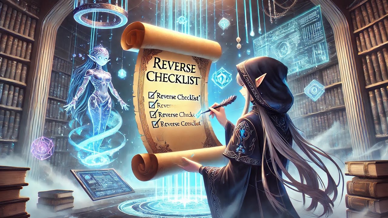 Reverse Checklist: il metodo che ti aiuta a evitare errori! - YouTube