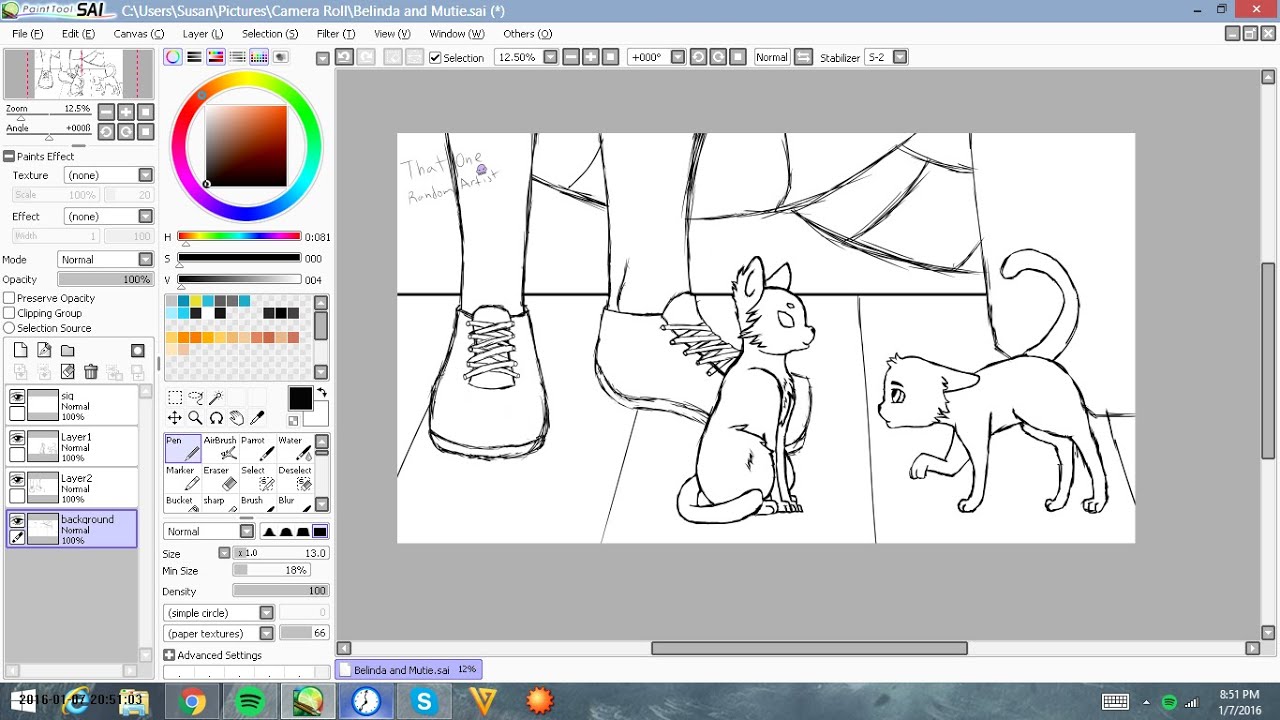 Homestuck Speedsketch (Mutie and Belinda) - YouTube