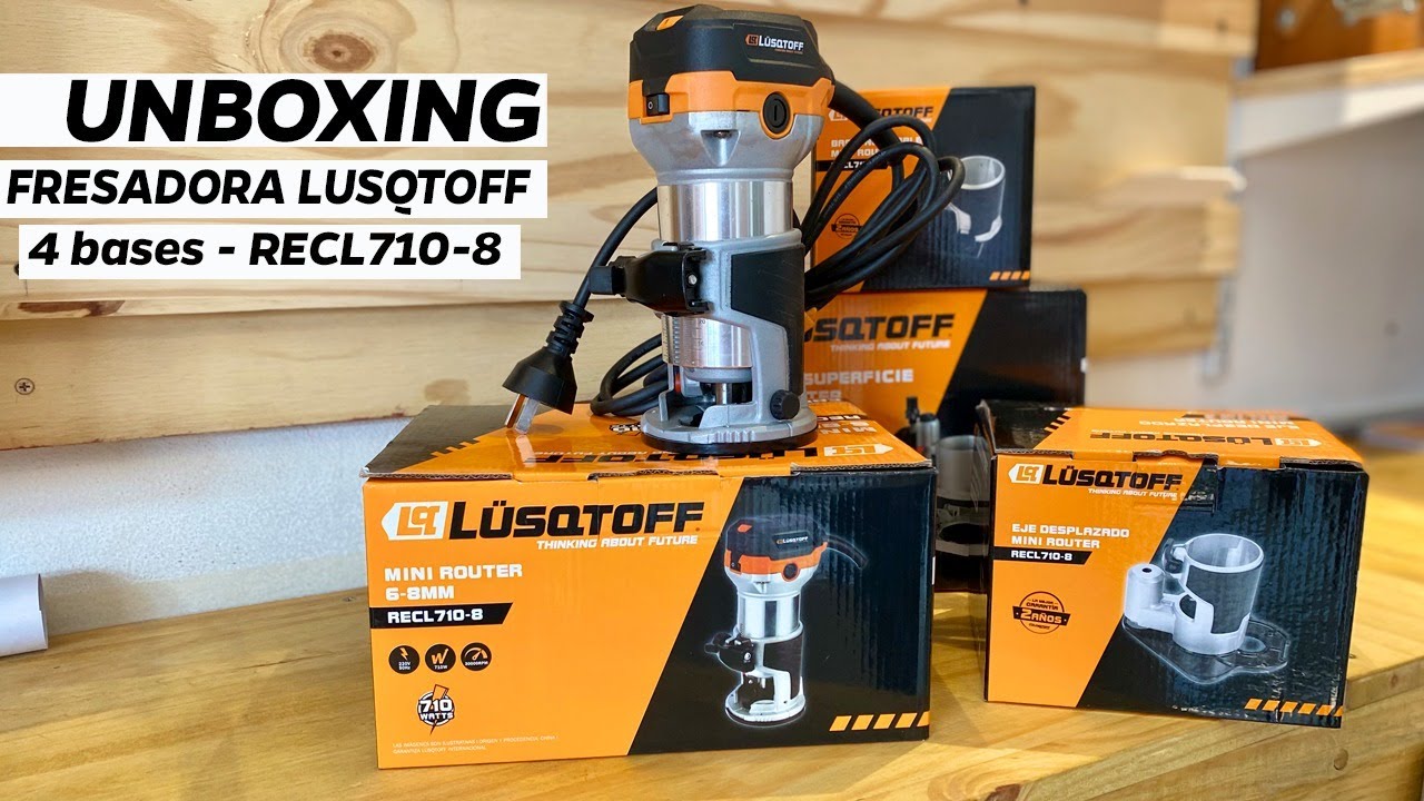 UNBOXING - Fresadora de palma Lusqtoff RCEL710-8 - YouTube