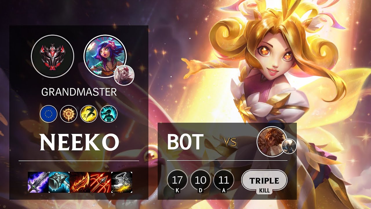 Neeko Bot vs Taliyah - EUW Grandmaster Patch 10.14 - YouTube