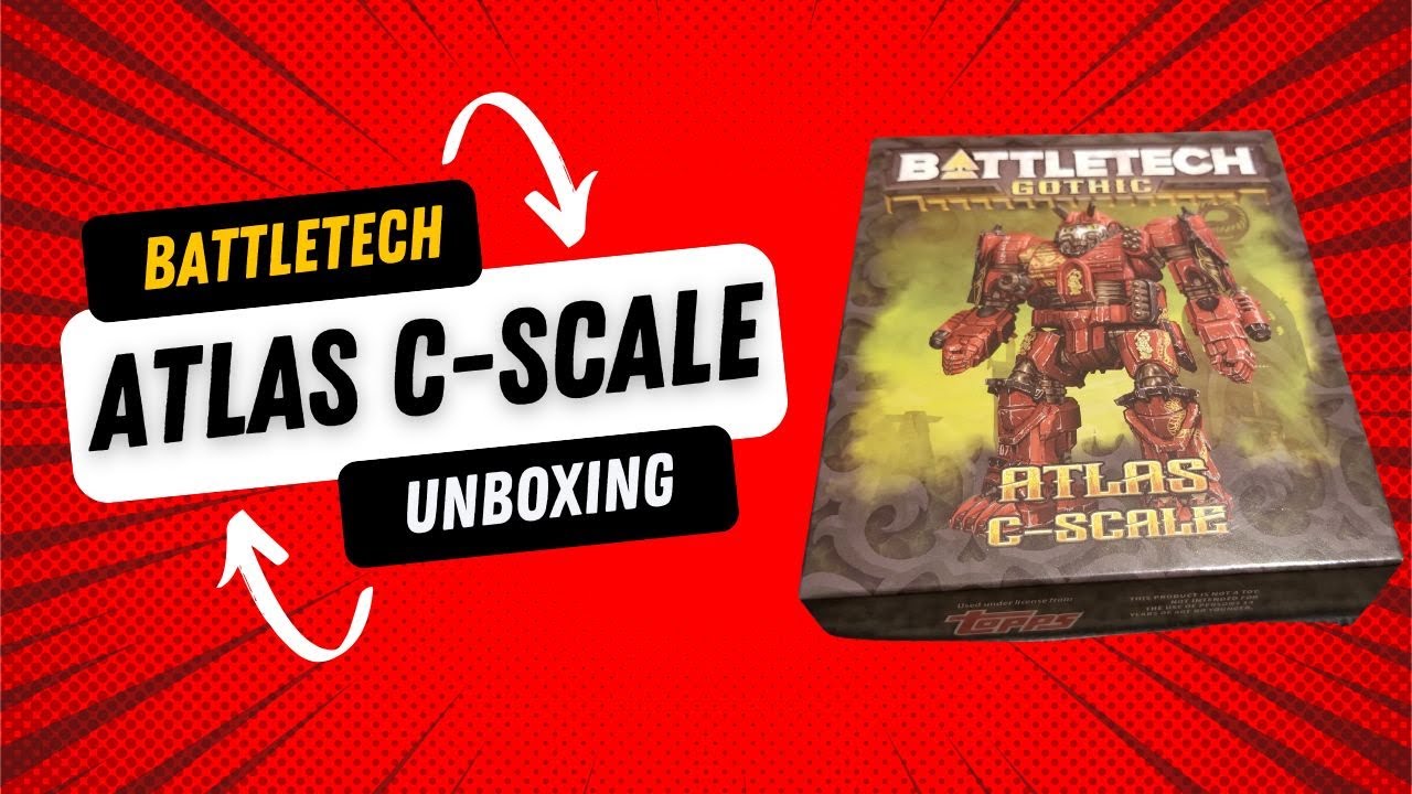 Battletech - Atlas C-Scale Unboxing - YouTube