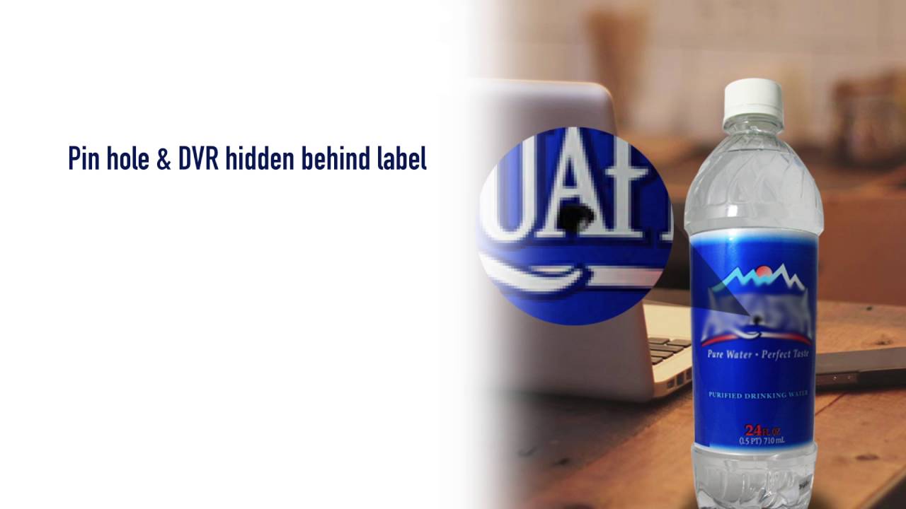 Water Bottle Hidden Camera from GadgetsAndGear.com - YouTube