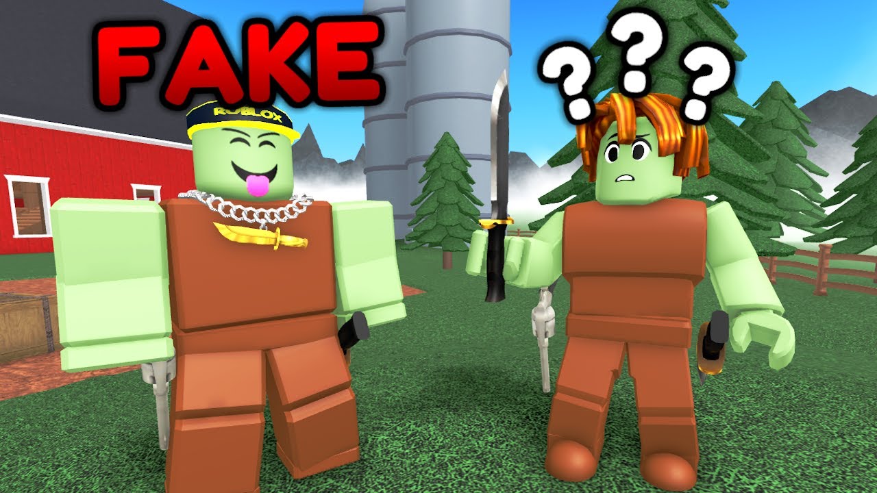 FAKE ZOMBIE TROLLING IN MM2! - YouTube