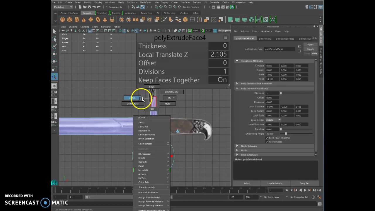 maya 2016 box model - YouTube