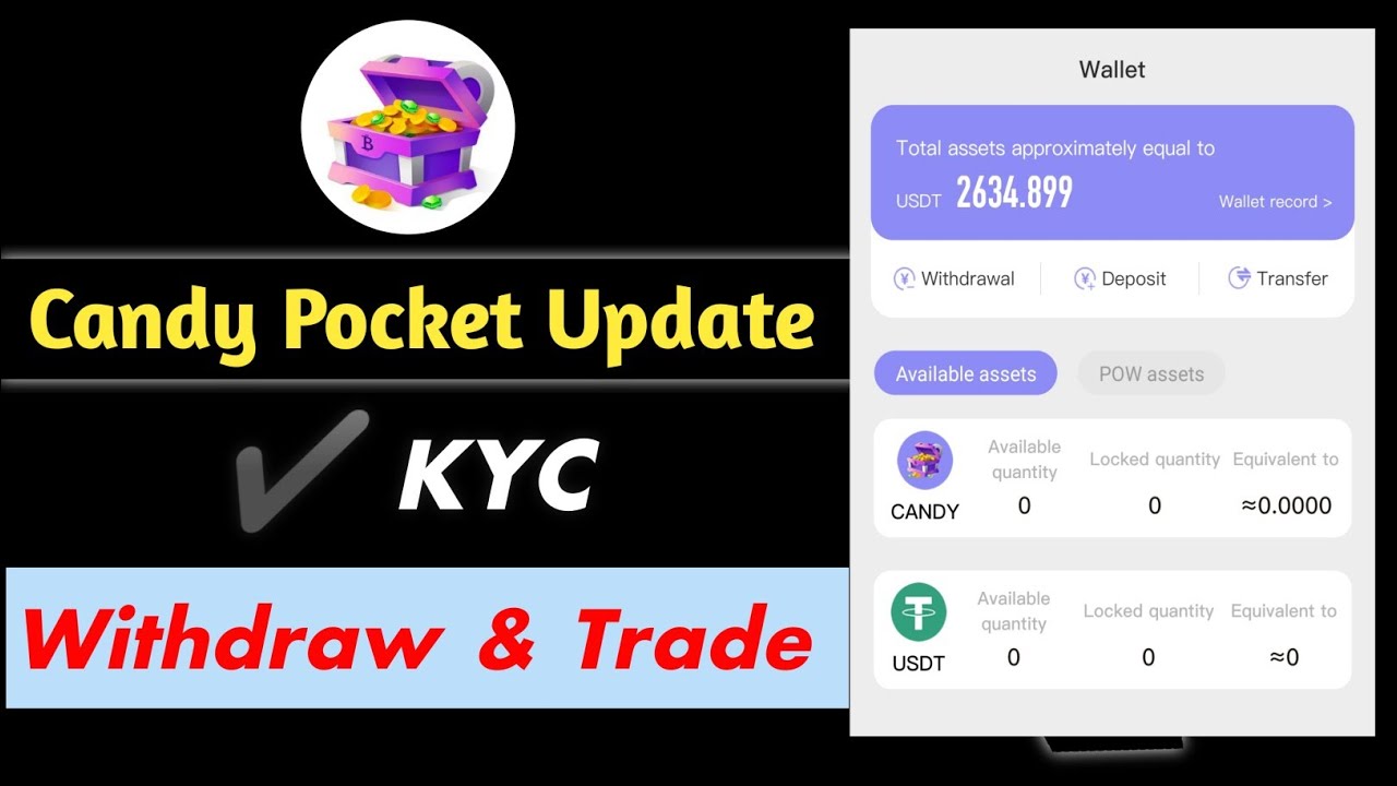 Candy Pocket Live KYC | Candy Pocket Withdraw Update | Candy Pocket ...