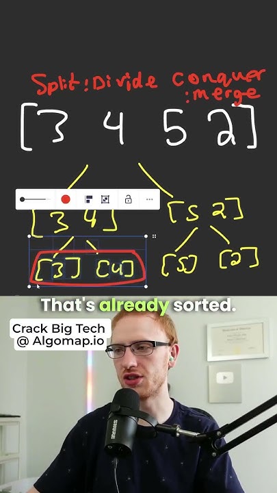 Merge Sort Algorithm Explained! - YouTube