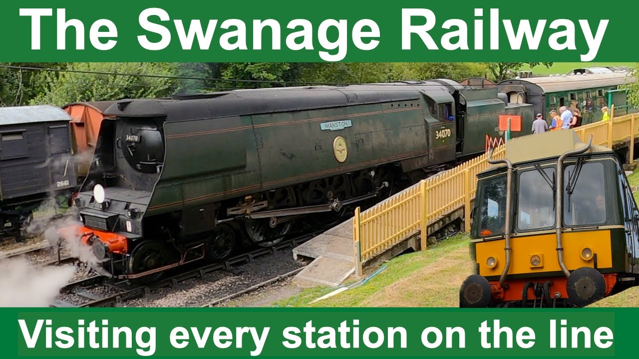 The Swanage Railway - visiting every station on the line - YouTube