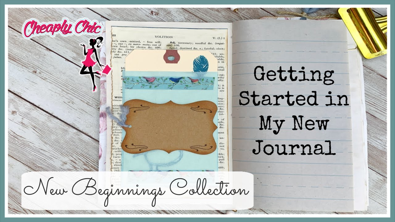 Getting Started in My New Journal - New Beginnings Collection - YouTube