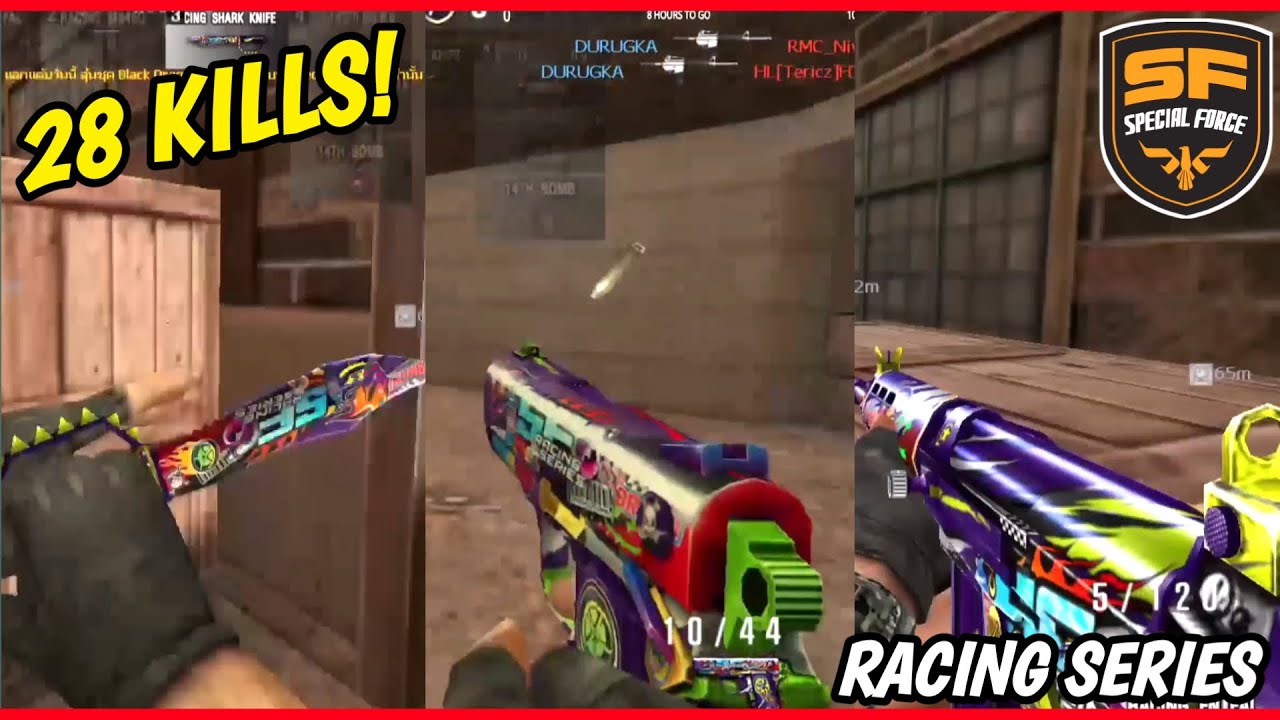 RACING SERIES GAMEPLAY! (FN FAL, M945C, SHARK KNIFE) | SPECIAL FORCE ...