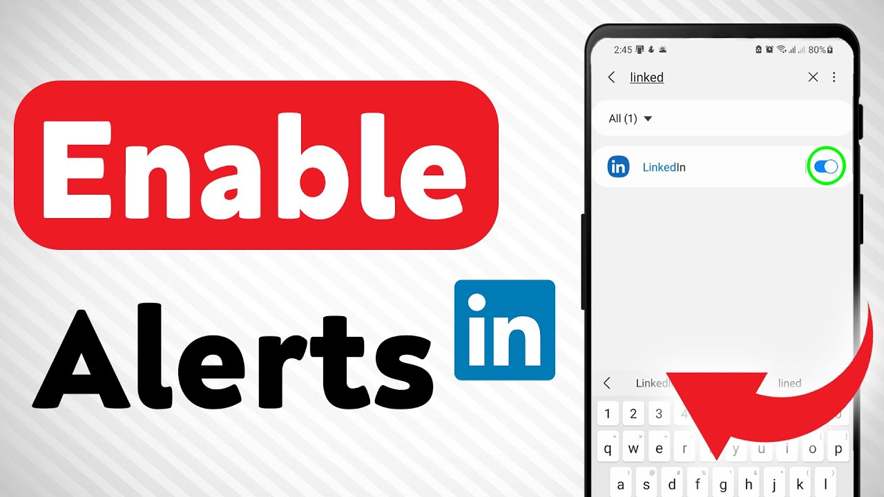 How To Enable LinkedIn Notifications (Updated) - YouTube