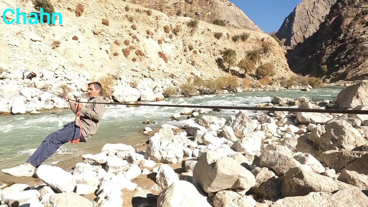 River Crossing Challenge: Nomads' Ingenious Repair of Tow Wire Bridge ...